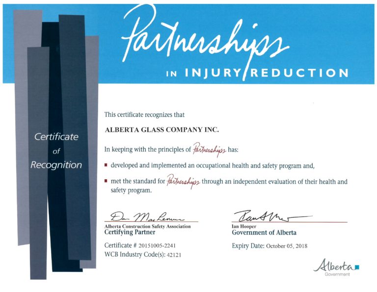 CORPORATE – Alberta Glass